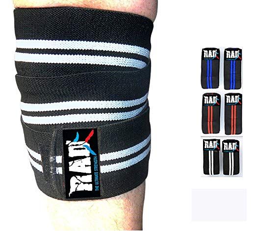 RAD | Heavy Duty Knee Wraps for Power-Lifting/Bodybuilding. – RAD Ultimate